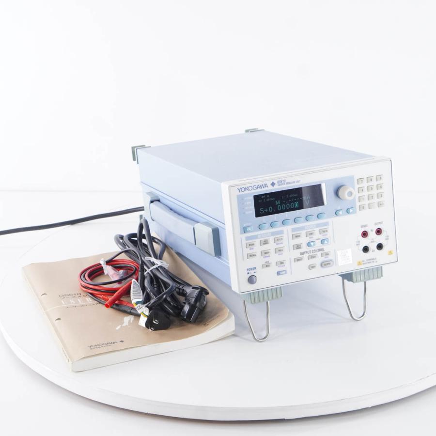 [DW]USED 8日保証 校正2023年6月まで有効 YOKOGAWA GS610 765501-M/C10/7N SOURCE MEASURE UNIT ソースメジャーユニット 電 ...