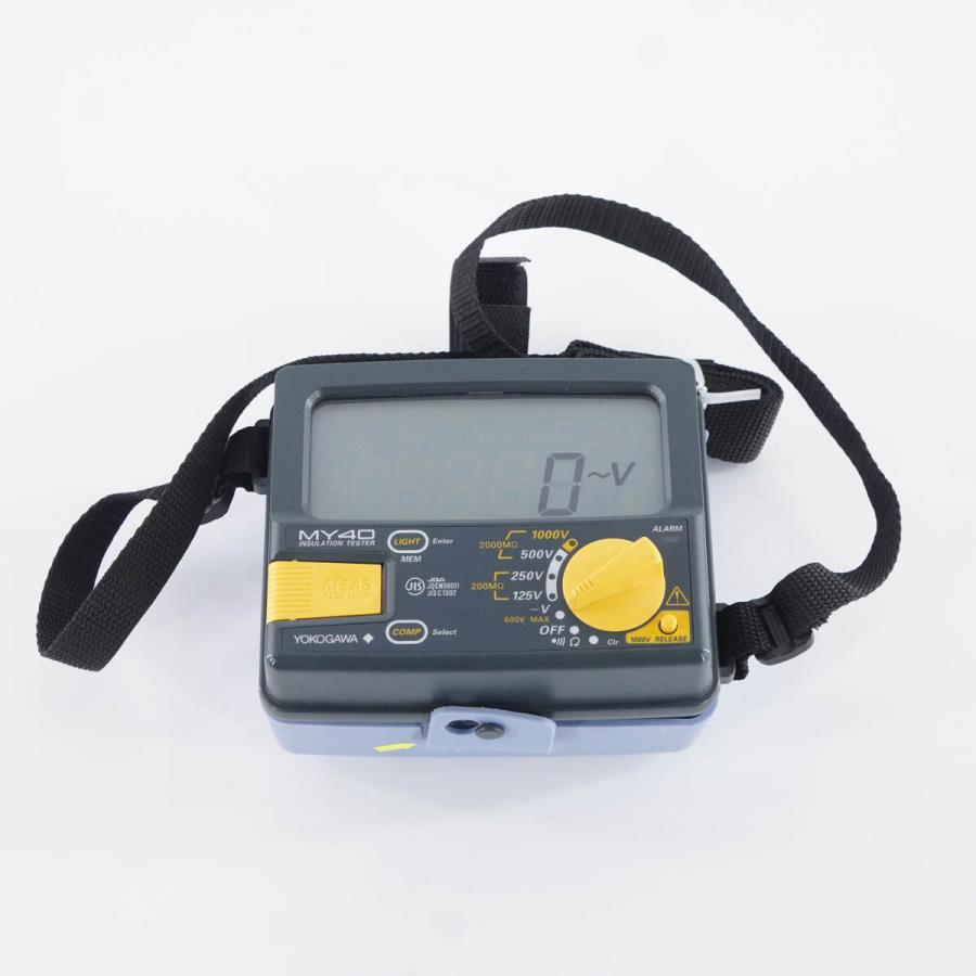 [DW]USED 8日保証 12/2021CAL YOKOGAWA MY40-01 INSULATION TESTER 取扱説明書 ...