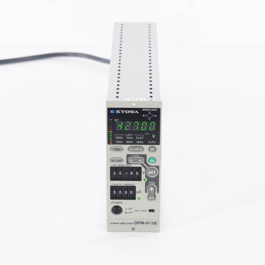 [DW]USED 8日保証 12/2021CAL KYOWA DPM-913B STRAIN AMPLIFIER 電源コード [04830 ...