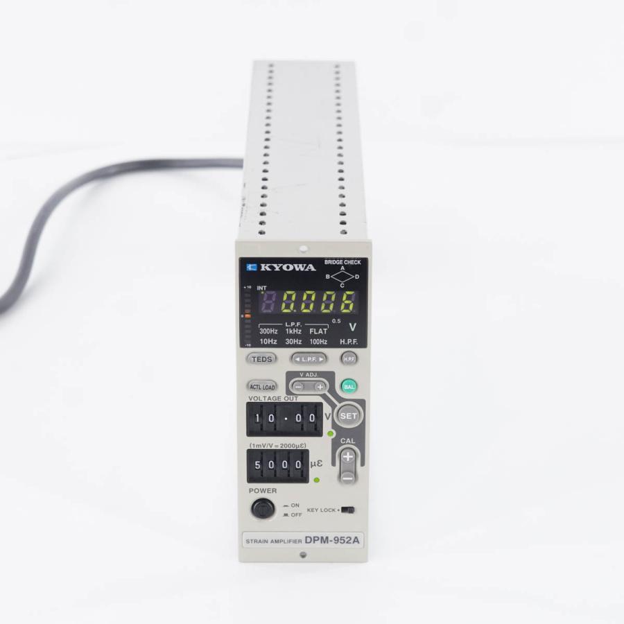 [DW]USED 8日保証 03/2022CAL KYOWA DPM-952A STRAIN AMPLIFIER 電源コード 取扱説明書 [04830-0140] : DIRWINGSショップ ...