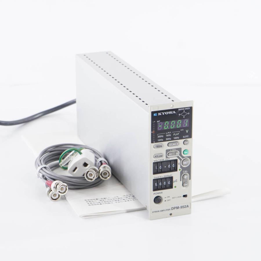 [DW]USED 8日保証 校正2023年10月まで有効 KYOWA DPM-952A STRAIN AMPLIFIER 電源コード 取扱説明書 [04830-0141] : ソクラボショップ ...