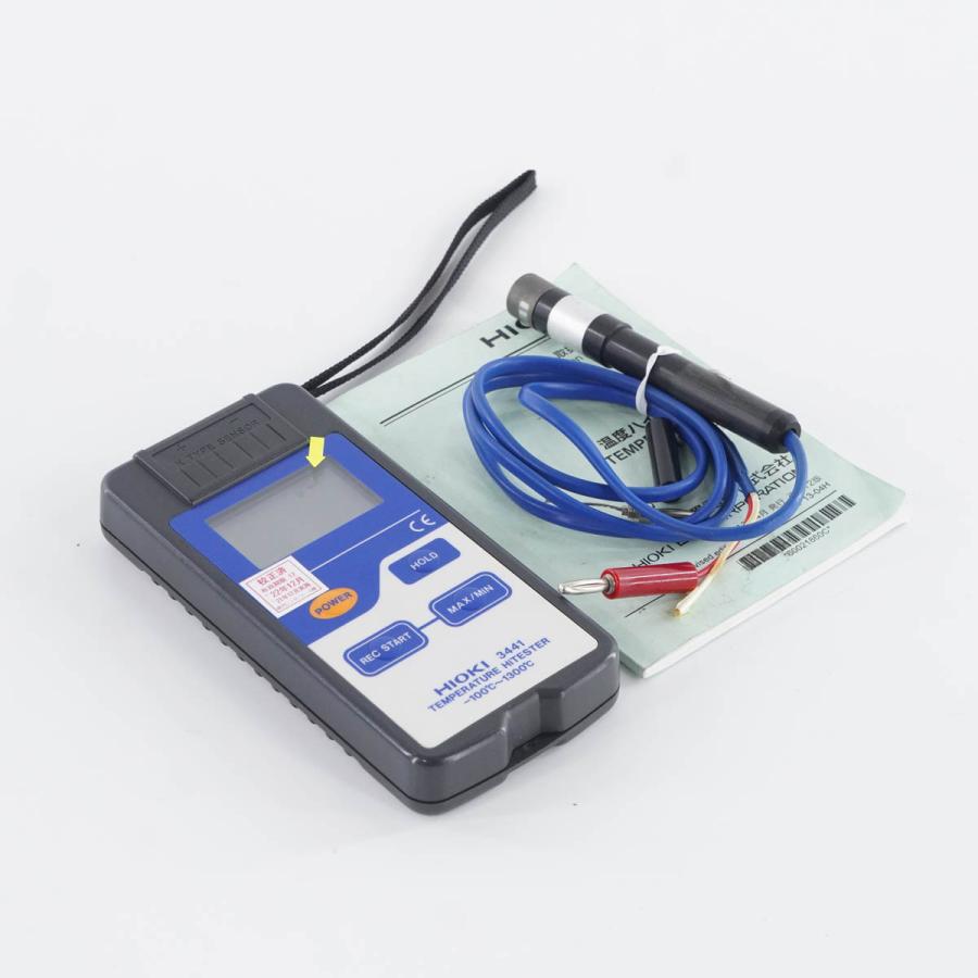 [DW]USED 8日保証 12/2021CAL HIOKI 3441 TEMPERATURE HiTESTER -100℃~1300℃ 取扱 ...
