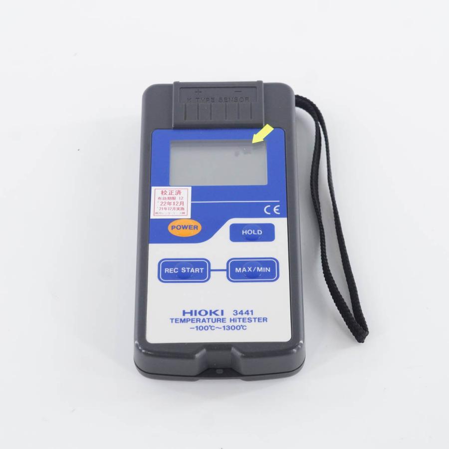 [DW]USED 8日保証 12/2021CAL HIOKI 3441 TEMPERATURE HiTESTER -100℃~1300℃ 取扱 ...