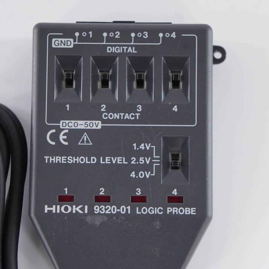 [DW]USED 8日保証 10台入荷 HIOKI 9320-01 LOGIC PROBE ロジックプローブ 取扱説明書 [04830 ...