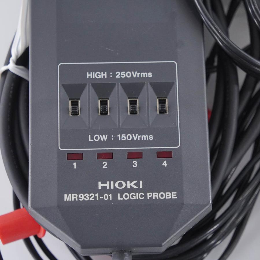 [DW]USED 8日保証 4個セット HIOKI MR9321-01 LOGIC PROBE ロジックプローブ 取扱説明書 [04830 ...