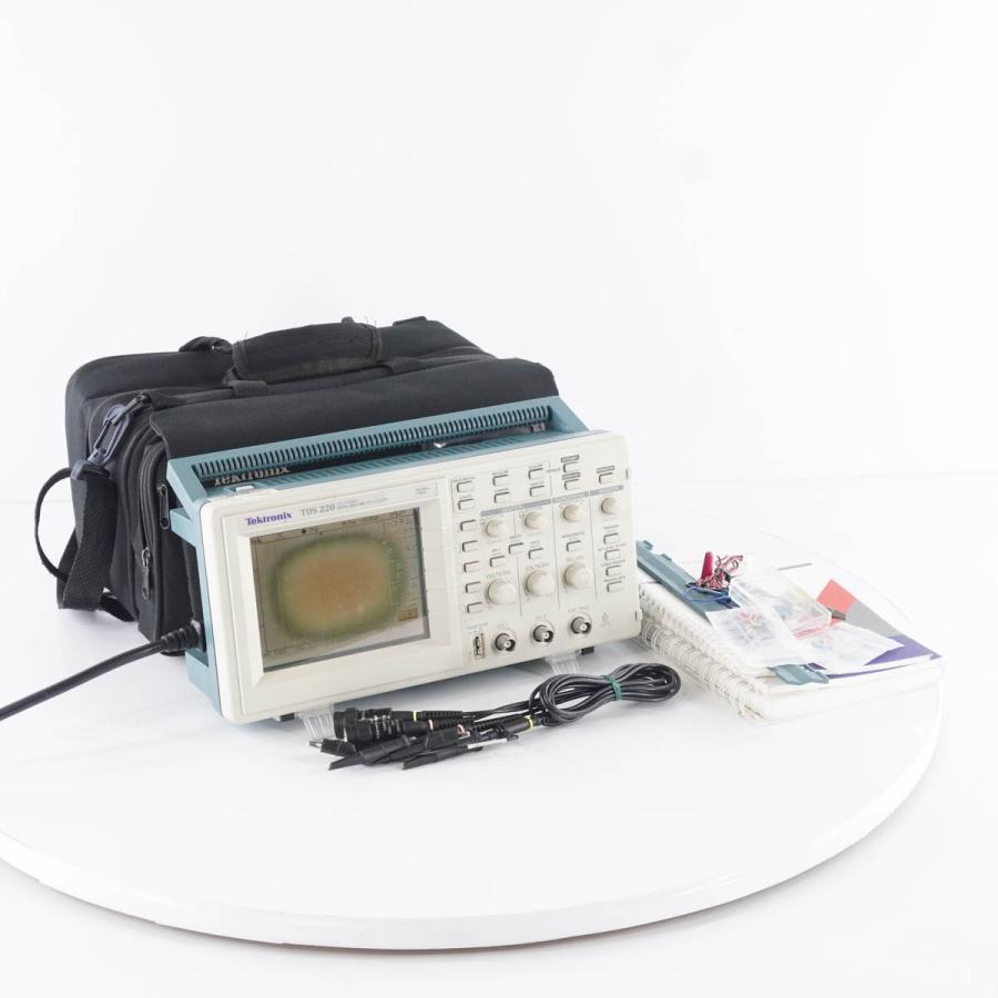 [DW]USED 8日保証 Tektronix TDS 220 TDS220 DIGITAL REAL-TIME OSCILLOSCOPE ...