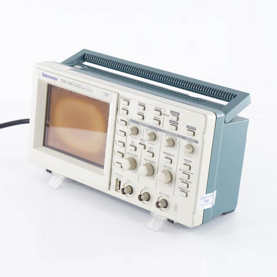 [DW]USED 8日保証 Tektronix TDS 220 TDS220 DIGITAL REAL-TIME OSCILLOSCOPE ...