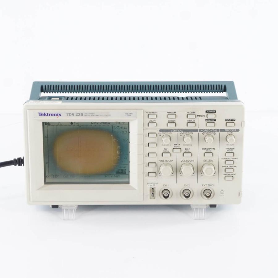 [DW]USED 8日保証 Tektronix TDS 220 TDS220 DIGITAL REAL-TIME OSCILLOSCOPE ...