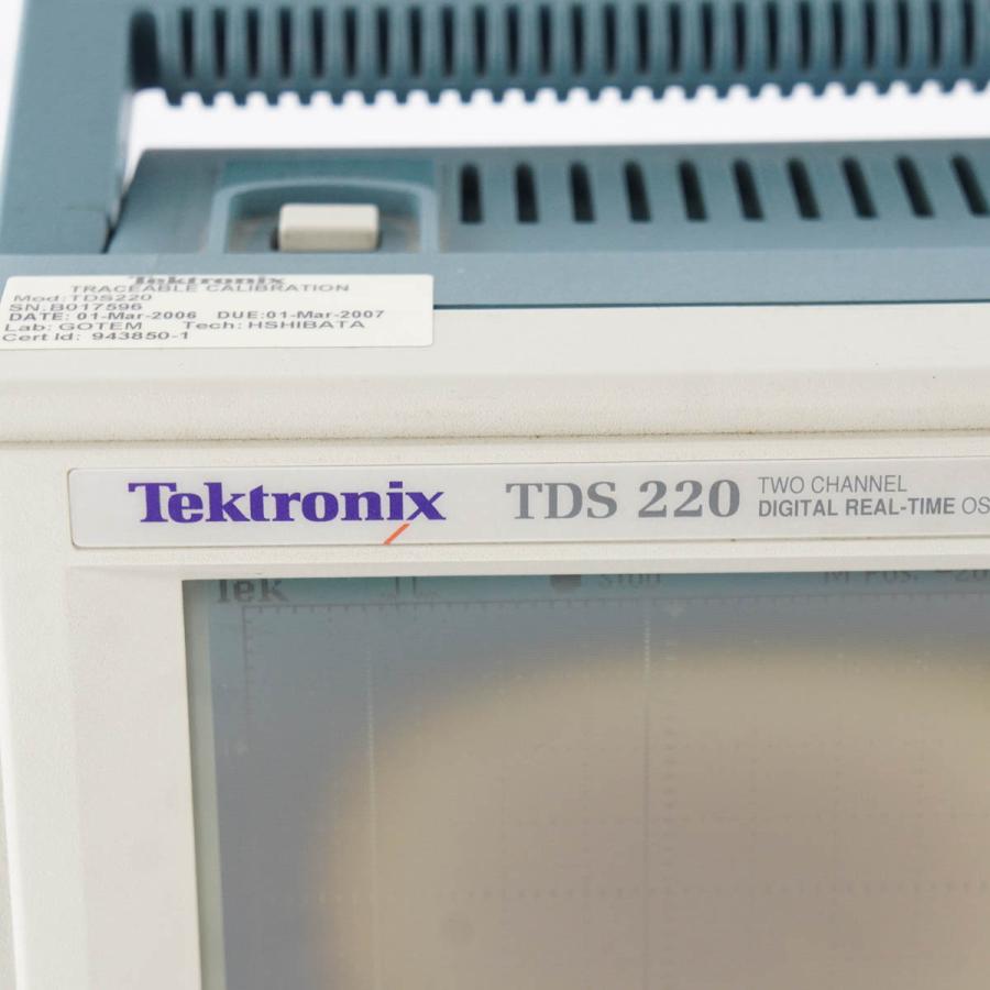 [DW]USED 8日保証 Tektronix TDS 220 TDS220 DIGITAL REAL-TIME OSCILLOSCOPE ...