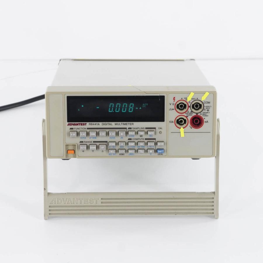 [JB]USED 現状販売 ADVANTEST R6441 DIGITAL MULTIMETER デジタルマルチメーター [04845 ...