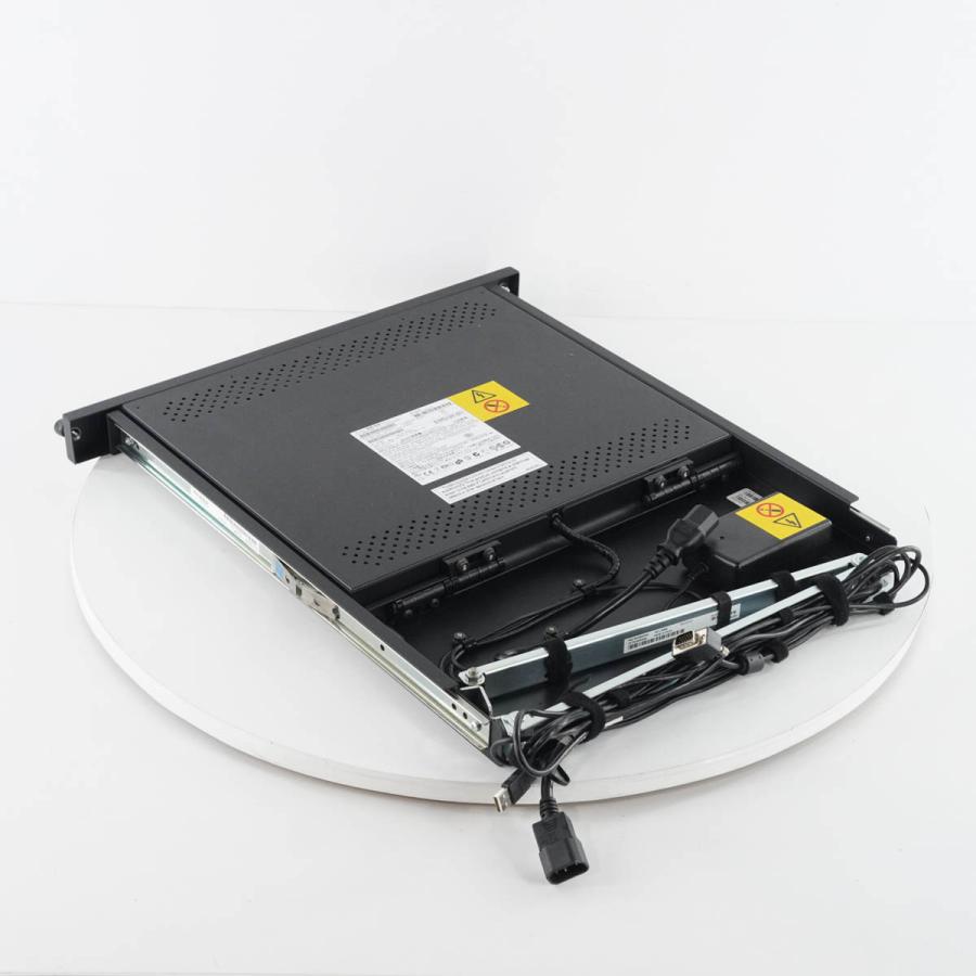 [PG]USED 8日保証 IBM 7316-TF3 ラック搭載型 コンソールモニター レール付 フラットパネルコンソール ACアダプター ...