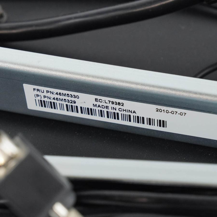 [PG]USED 8日保証 IBM 7316-TF3 ラック搭載型 コンソールモニター レール付 フラットパネルコンソール ACアダプター ...