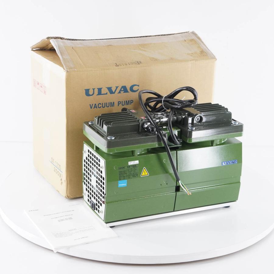 [DW]USED 8日保証 未使用品 ULVAC DA-120S ダイアフラム型ドライ真空ポンプ VACUUM PUMP 50Hz 60Hz ...