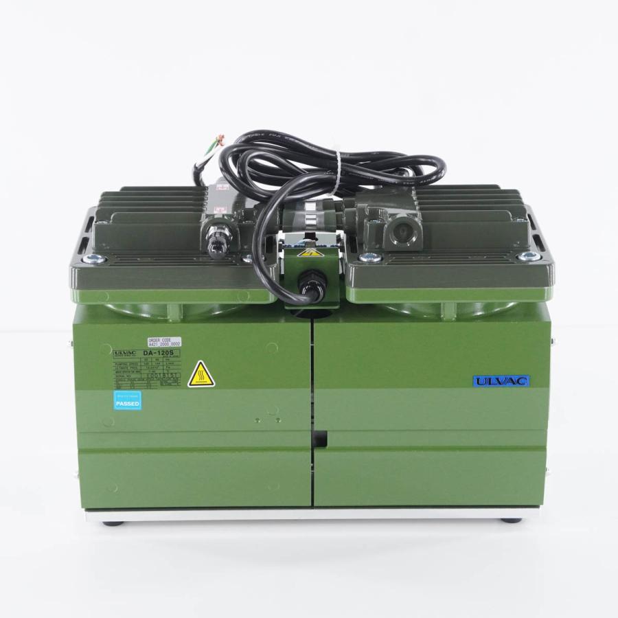 [DW]USED 8日保証 未使用品 ULVAC DA-120S ダイアフラム型ドライ真空ポンプ VACUUM PUMP 50Hz 60Hz ...