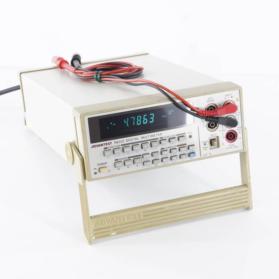 [DW]USED 8日保証 ADVANTEST R6552 DIGITAL MULTIMETER デジタルマルチメーター [04867 ...