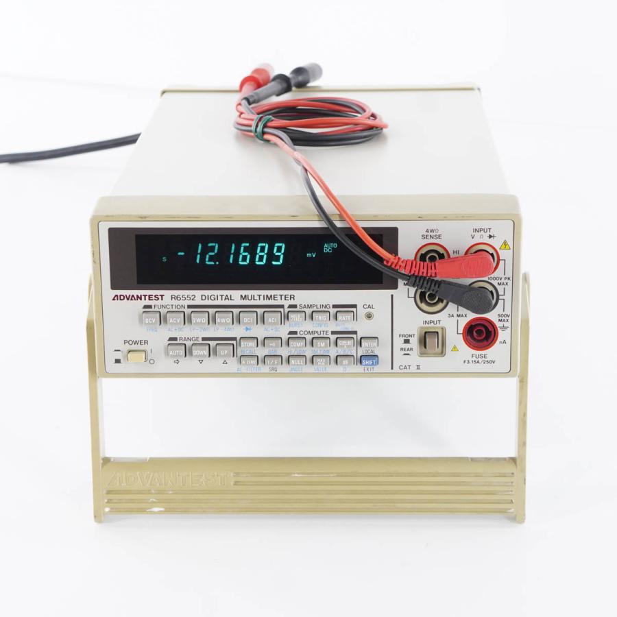 [DW]USED 8日保証 ADVANTEST R6552 DIGITAL MULTIMETER デジタルマルチメーター [04867 ...