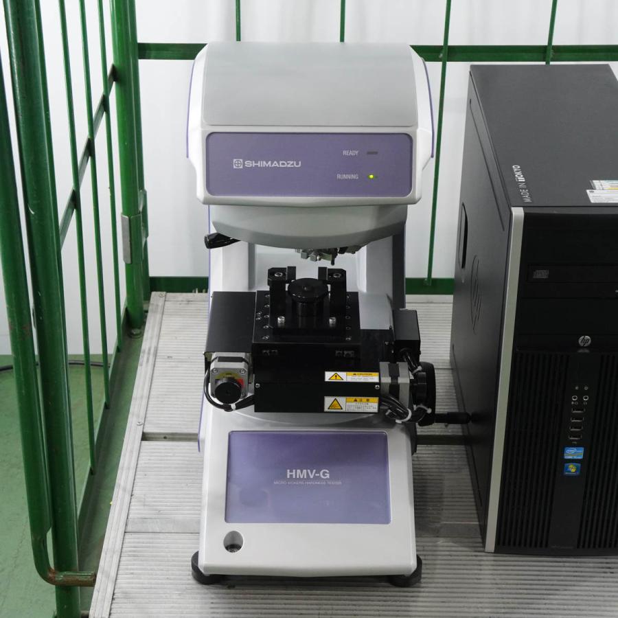 [DW]USED 8日保証 SHIMADZU HMV-G-FA-S MICRO VICKERS HARDNESS TESTER 微小硬度計 ...