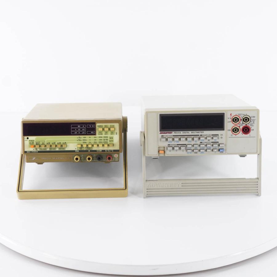 [JB]USED 現状販売 セット IWATSU ADVANTEST SC-7403 R6441A DIGITAL MULTIMETER ...