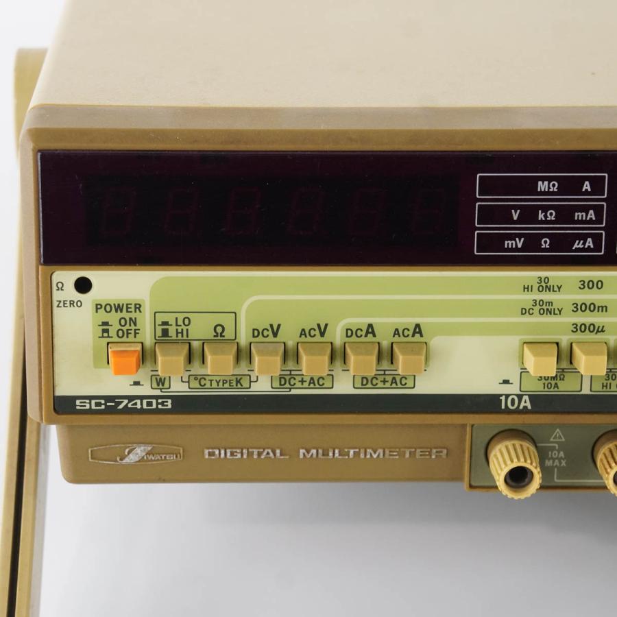 [JB]USED 現状販売 セット IWATSU ADVANTEST SC-7403 R6441A DIGITAL MULTIMETER ...
