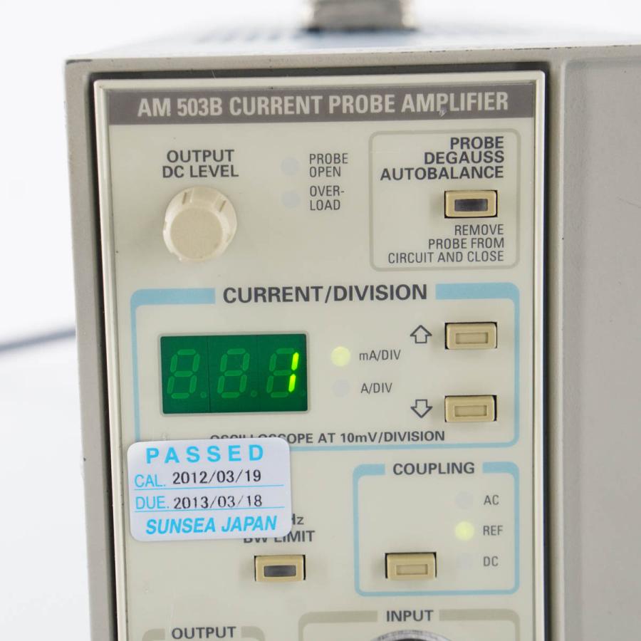 [DW]USED 8日保証 セット Tektronix A6303 AM503B TM501A CURRENT PROBE AMPLIFIER ...