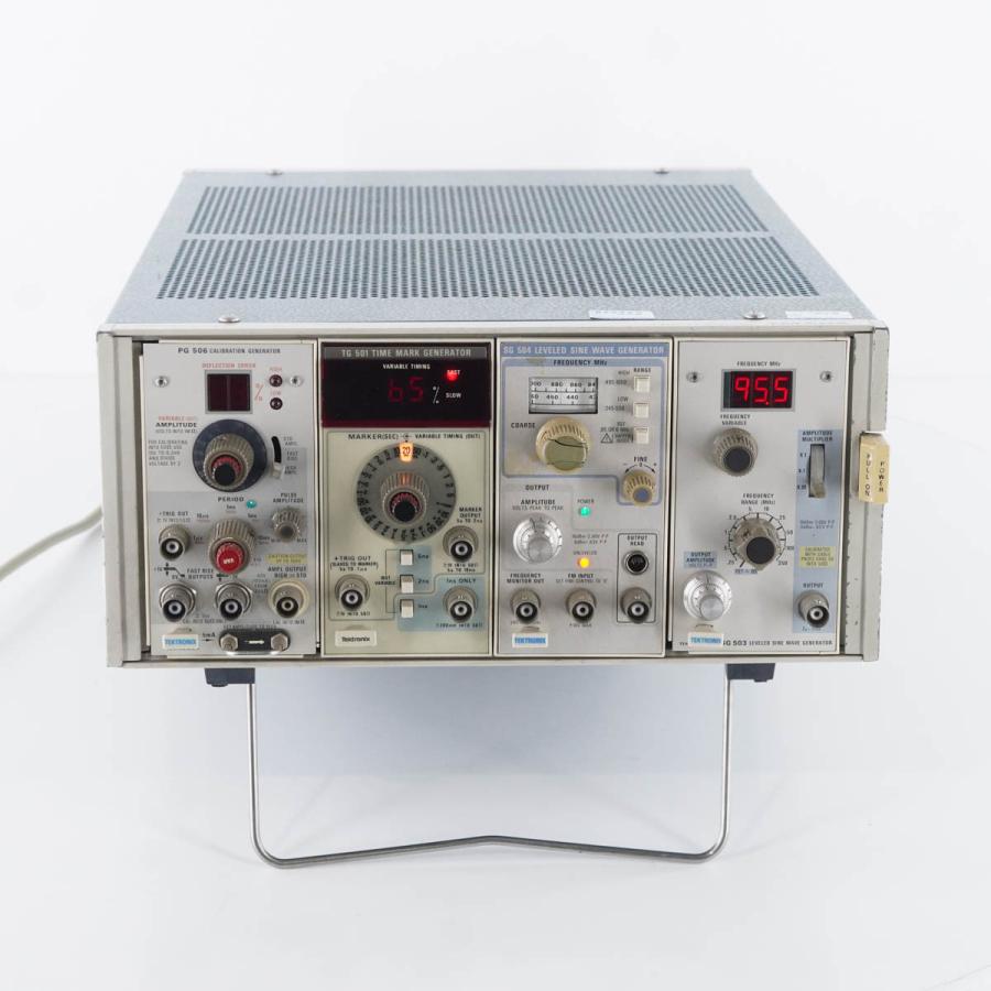 [DW]USED 8日保証 Tektronix TM504 PG506 TG501 SG504 SG503 CALIBRATION ...