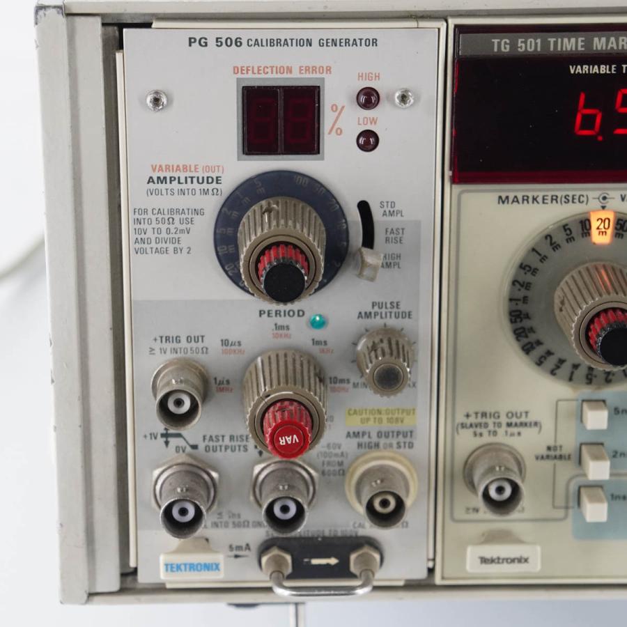 [DW]USED 8日保証 Tektronix TM504 PG506 TG501 SG504 SG503 CALIBRATION ...