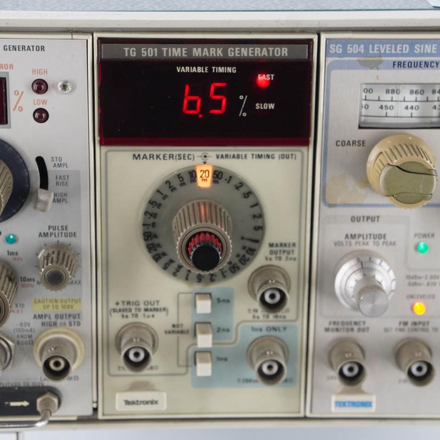 [DW]USED 8日保証 Tektronix TM504 PG506 TG501 SG504 SG503 CALIBRATION ...