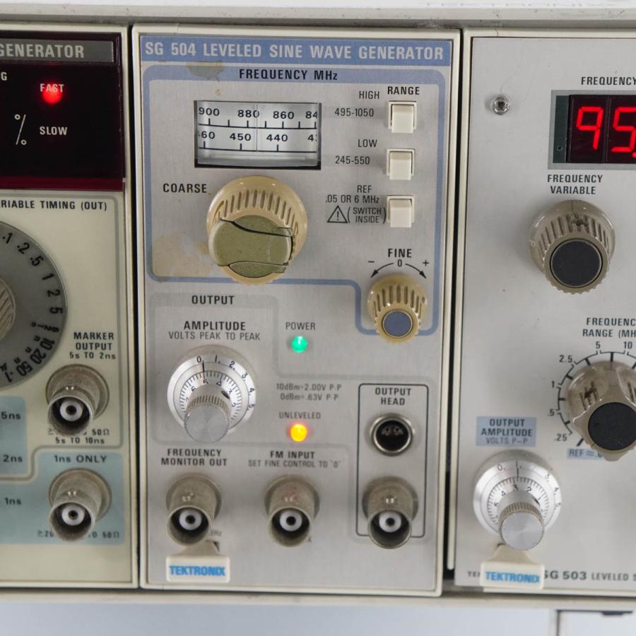 [DW]USED 8日保証 Tektronix TM504 PG506 TG501 SG504 SG503 CALIBRATION ...