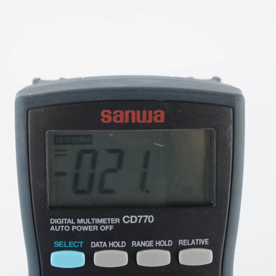 [JB]USED 現状販売 sanwa CD770 DIGITAL MULTIMETER デジタルマルチメーター [04876-0205] : DIRWINGSショップ - 通販 ...