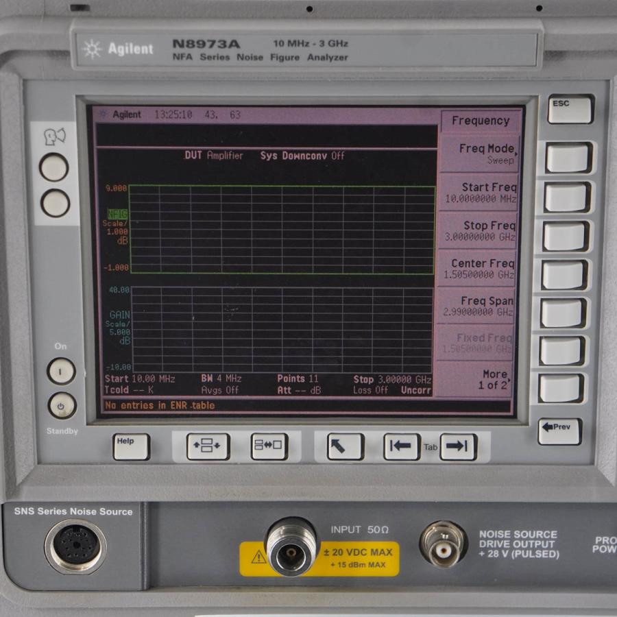[JB]USED 現状販売 Agilent N8973A NFA Series Noise Figure Analyzer ノイズフィギュアアナライザー CFG001 10MHz-3GHz ...