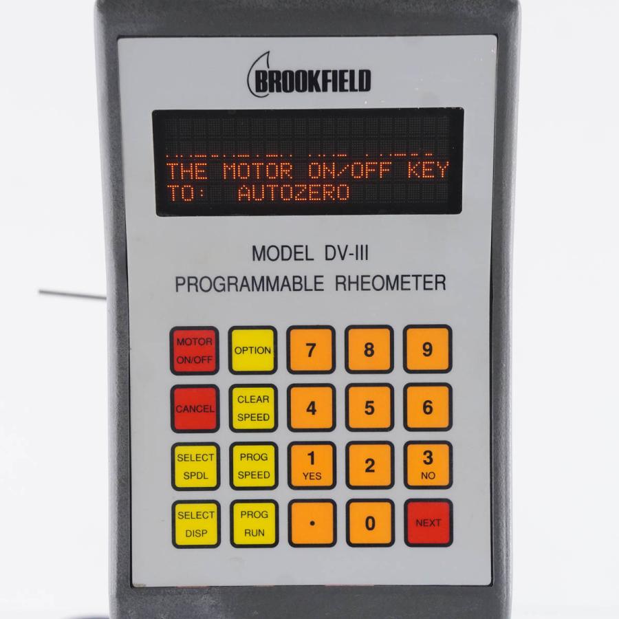 [DW]USED 8日保証 BROOKFIELD DV-III PROGRAMMABLE RHEOMETER D RV [04881-0011 ...