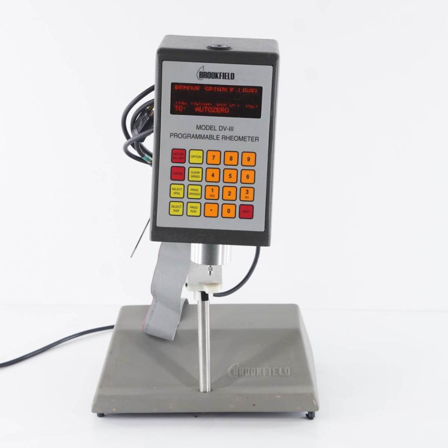[DW]USED 8日保証 BROOKFIELD DV-III PROGRAMMABLE RHEOMETER D LV RV [04881 ...
