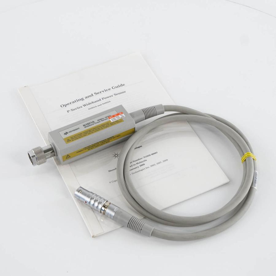 [JB]USED 現状販売 Keysight N1921A Wideband Power Sensor パワーセンサー OPT 105 1A7 50MHz-18GHz 取扱説明書 [04885 ...