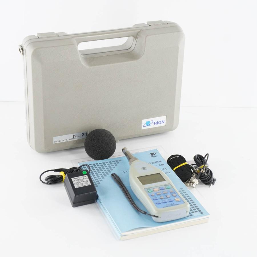 [JB]USED 現状販売 RION NL-21 SOUND LEVEL METER UC-52 NH-21 ACアダプター 取扱説明書 [04885-0142] : ソクラボショップ ...