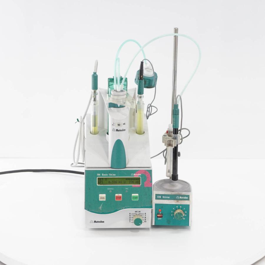 [DW]USED Metrohm 794 728 Basic Titrino Stirrer 自動滴定装置 電源コード [04891-0004 ...