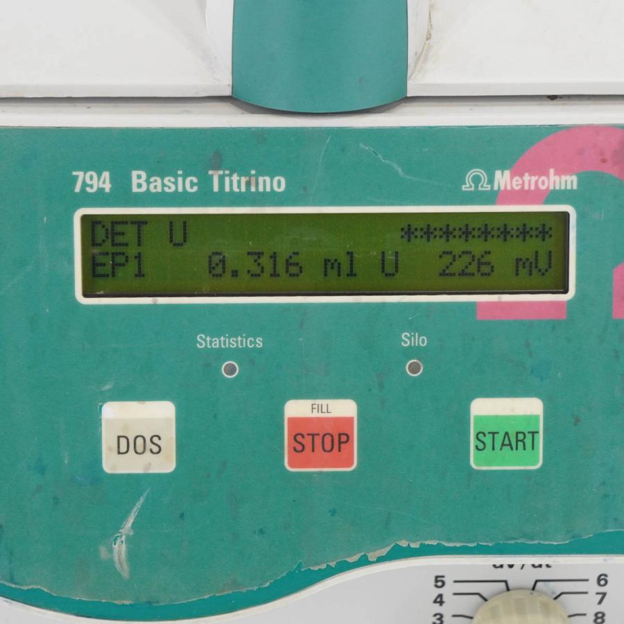 [DW]USED Metrohm 794 728 Basic Titrino Stirrer 自動滴定装置 電源コード [04891-0004 ...