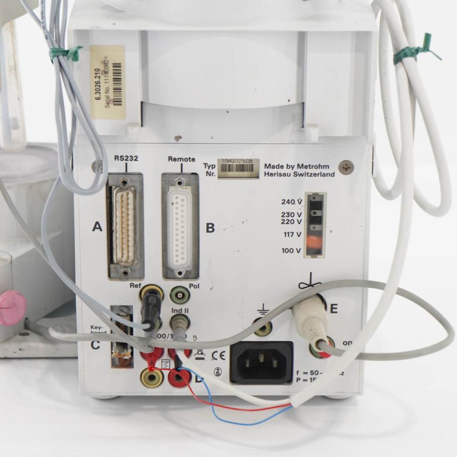 [DW]USED Metrohm 794 728 Basic Titrino Stirrer 自動滴定装置 電源コード [04891-0004 ...