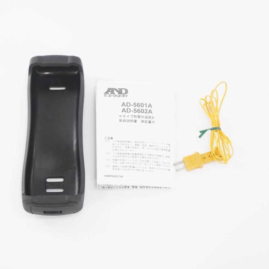 [DW]USED 8日保証 2台入荷 A＆D AD-5601A THERMOMETER K 取扱説明書 [04899-0033] : ソクラボ ...