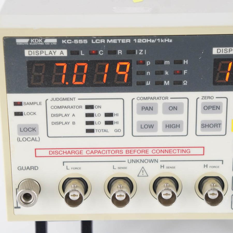 [DW]USED 8日保証 KOKUYO KC-555 KDK LCR METER 120Hz/1kHz [04902-0007 ...