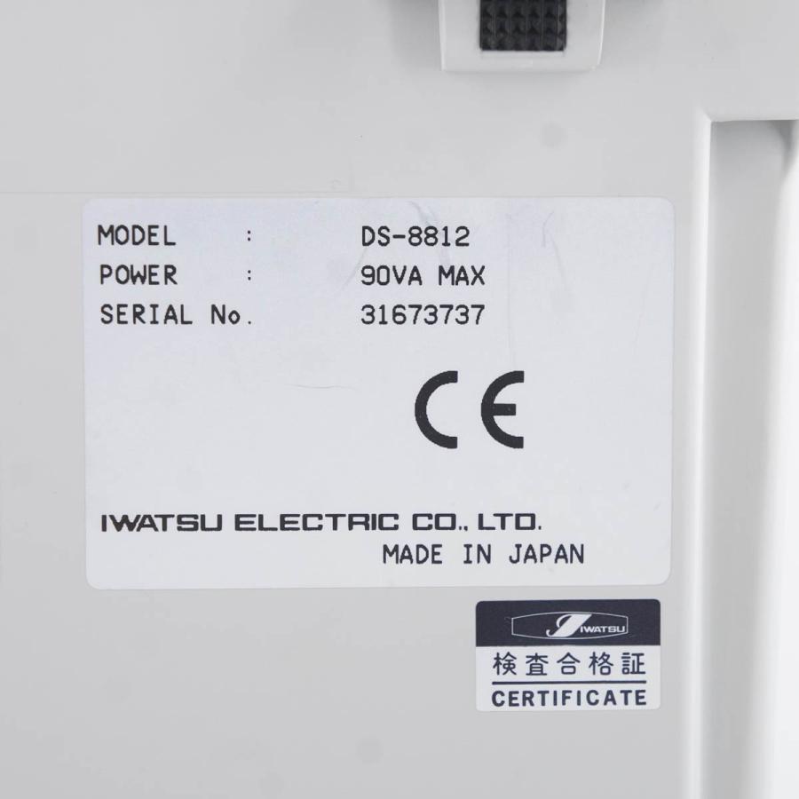 [DW]USED 8日保証 IWATSU DS-8812 BRINGO DIGITAL OSCILLOSCOPE オシロスコープ 500MS ...