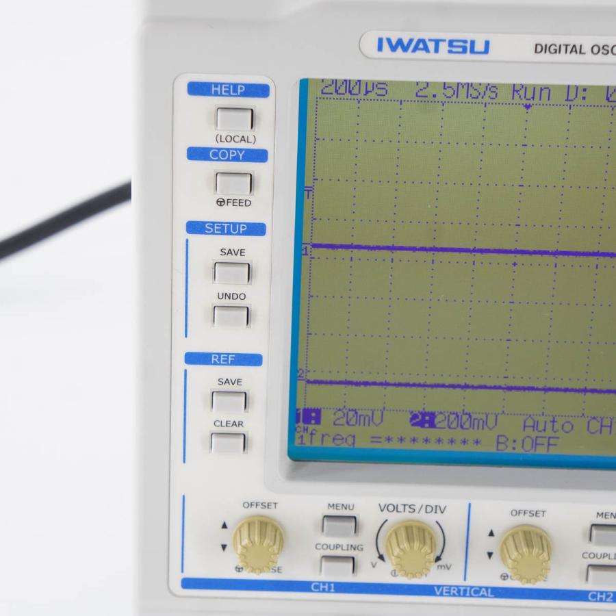 [DW]USED 8日保証 IWATSU DS-8812 BRINGO DIGITAL OSCILLOSCOPE オシロスコープ 500MS ...