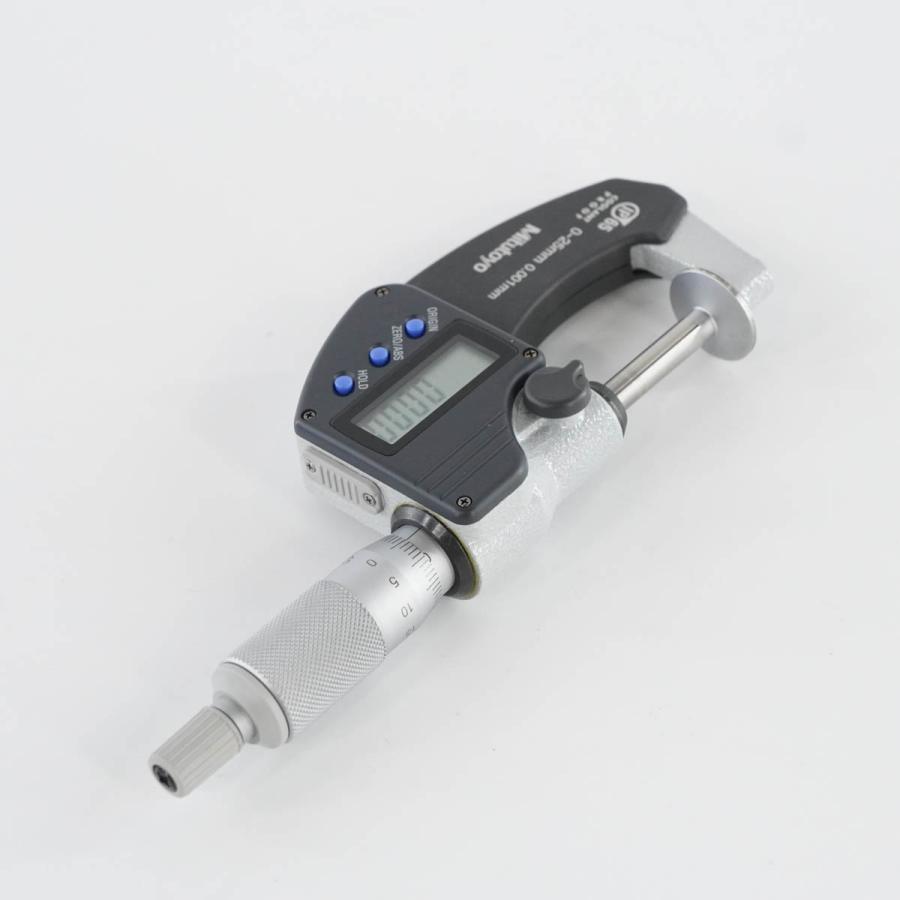 [DW]USED 8日保証 Mitutoyo GMA-25MJ 323-250 Micrometer マイクロメーター 0-25mm 0 ...