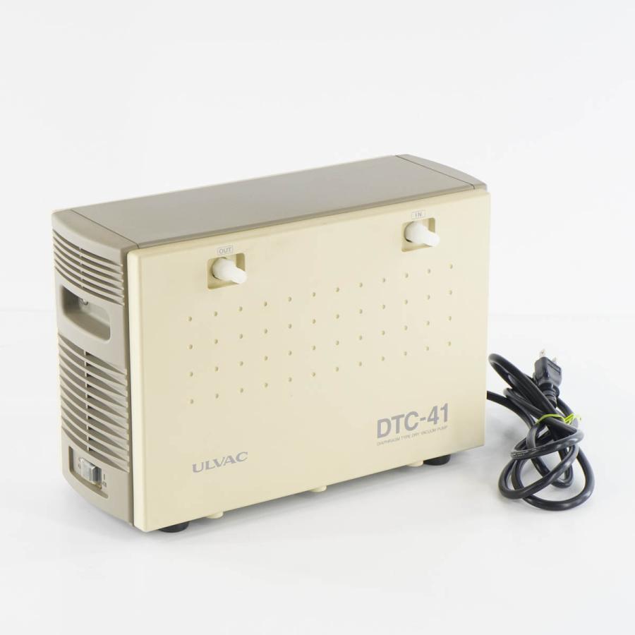 [DW]USED 8日保証 ULVAC DTC-41 DIAPHRAGM TYPE DRY VACUUM PUMP ダイアフラム型 ドライ真空ポンプ 50/60Hz 100V [04951 ...