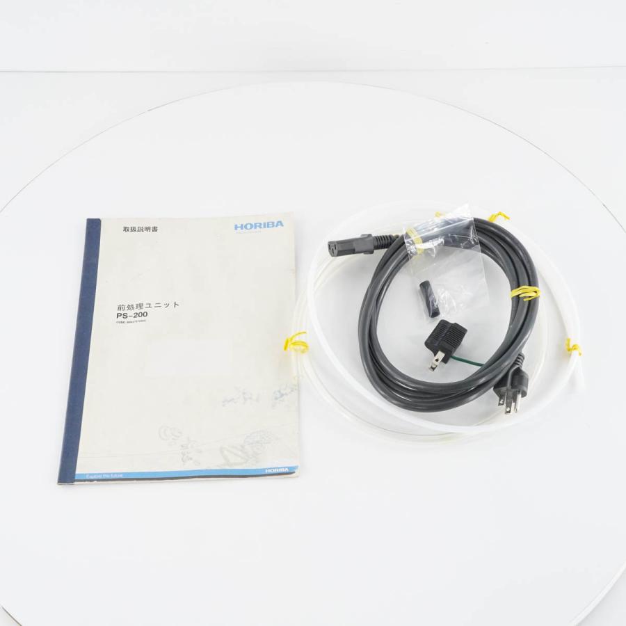 [DW]USED 8日保証 HORIBA PS-200A SAMPLING UNIT 前処理ユニット サンプリングユニット 電源コード 取扱 ...
