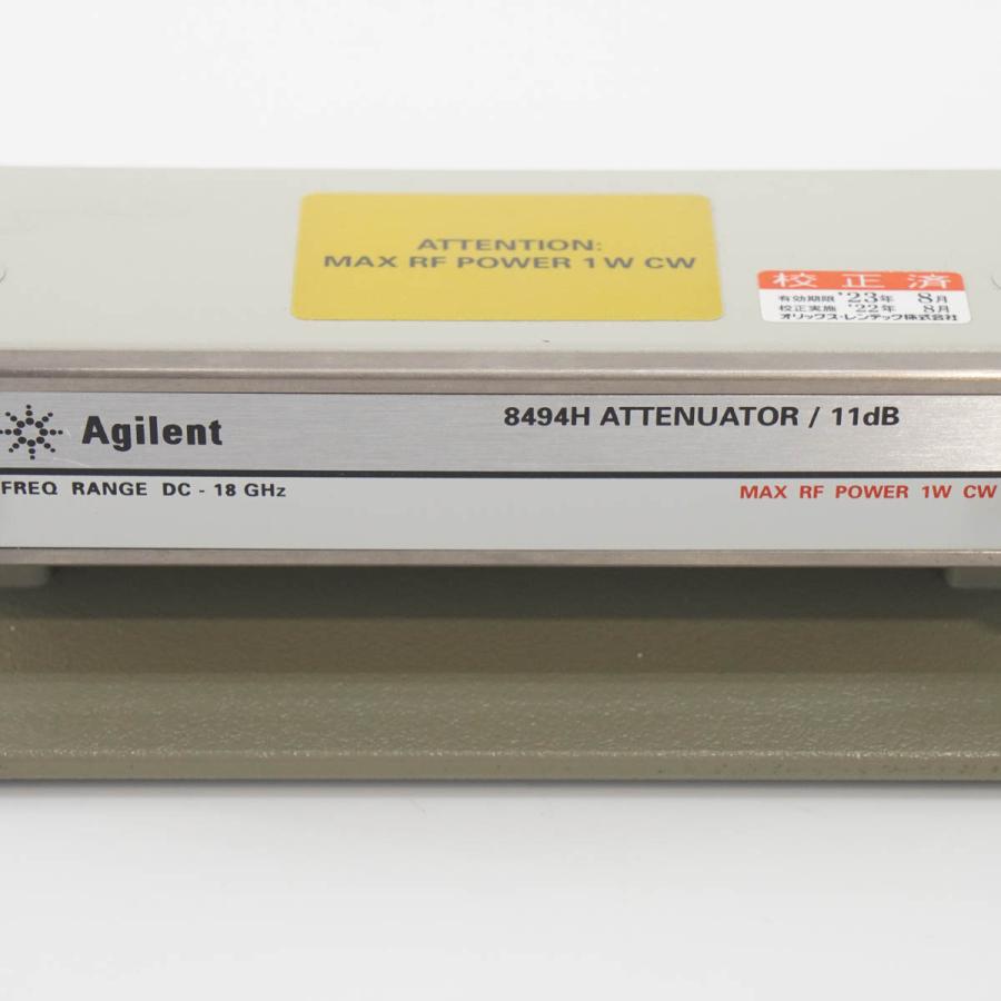 [DW]USED 8日保証 校正2023年8月まで有効 Agilent 8494H ATTENUATOR プログラマブルアッテネーター ...