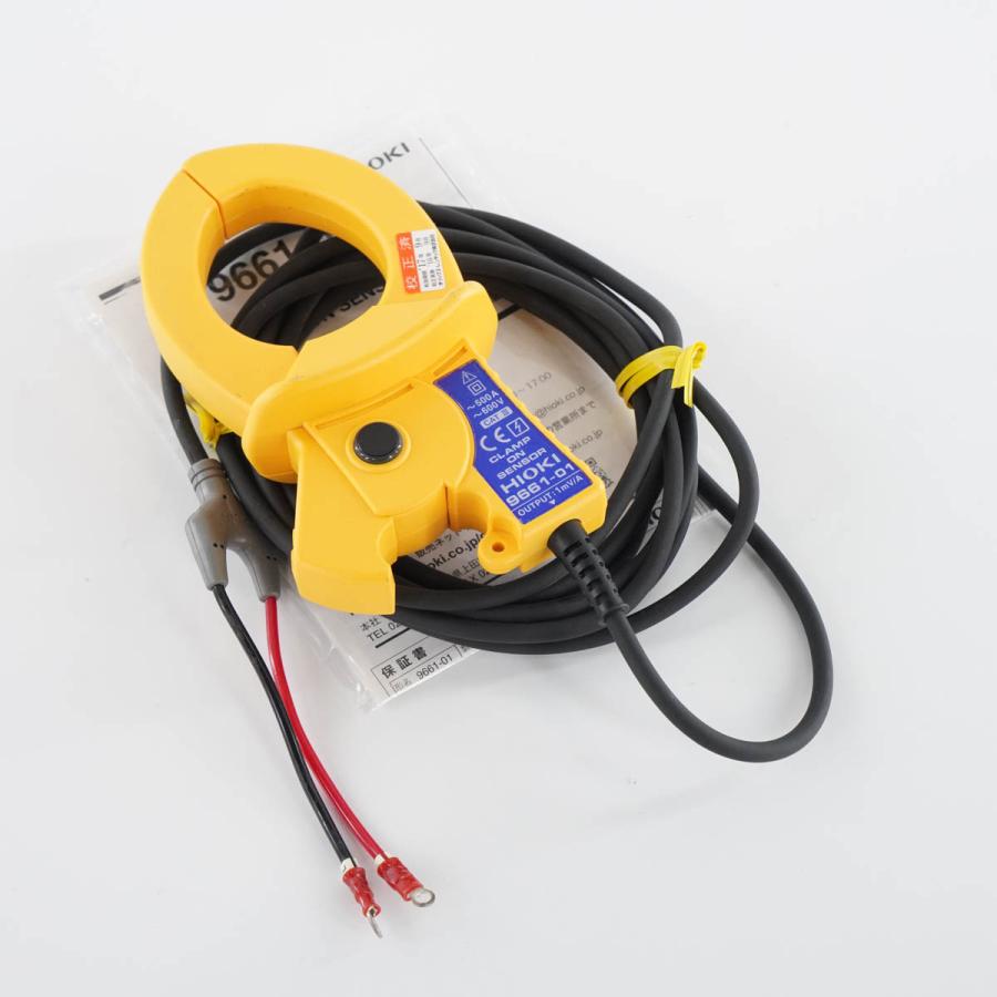 [DW]USED 8日保証 HIOKI 9661-01 CLAMP ON SENSOR クランプオンセンサー 取扱説明書 [04979 ...