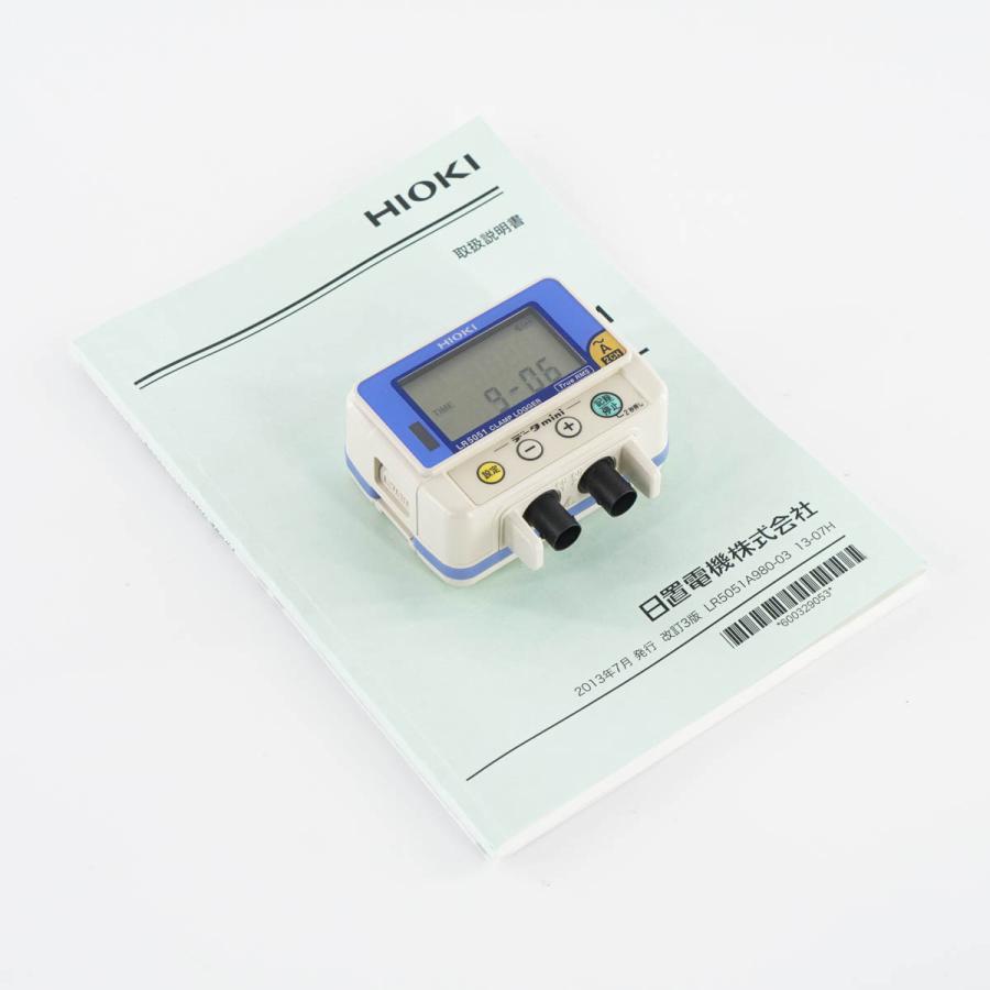 [DW]USED 8日保証 09/2021CAL HIOKI LR5051 データmini CLAMP LOGGER クランプロガー 取扱説明 ...