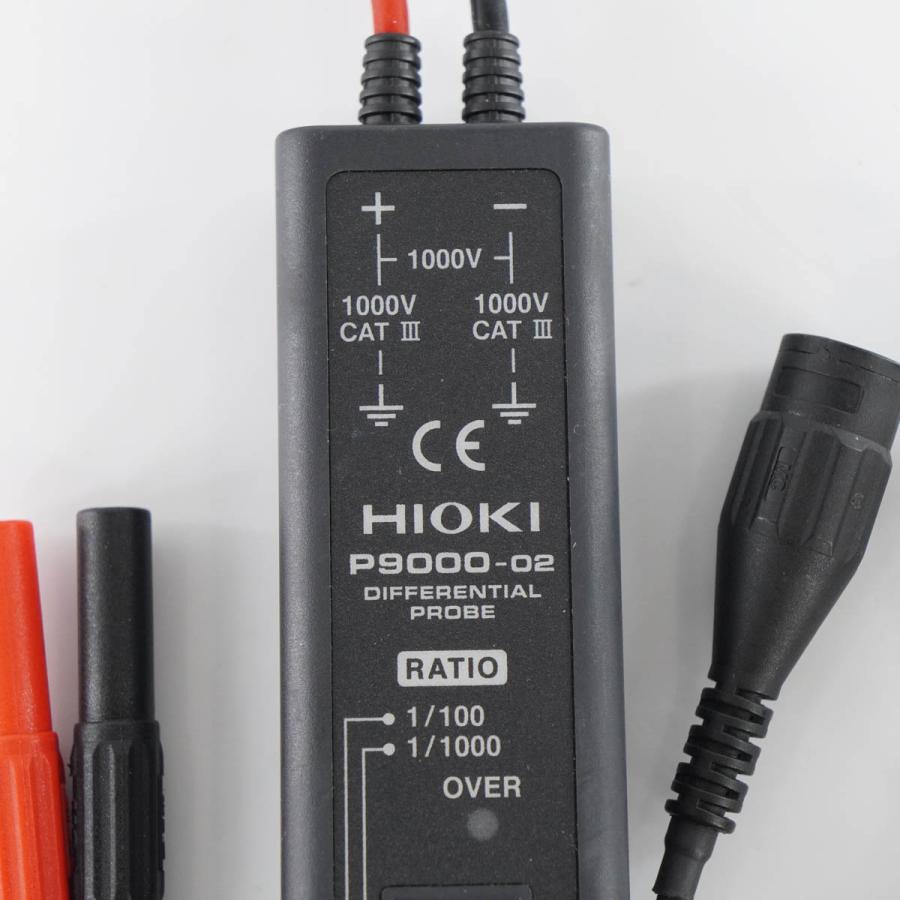 [DW]USED 8日保証 校正2023年9月まで有効 HIOKI P9000-02 DIFFERENTIAL PROBE 差動プローブ AC ...