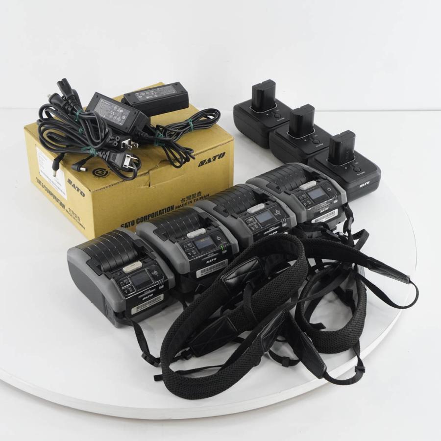 [JB]USED 現状販売 セット SATO PW208 W-LAN Petit lapin プチラパン バーコードプリンター ラベル ...