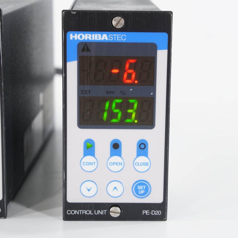 [PG]USED 8日保証 2台セット HORIBA PE-D20 STEC 制御ユニット マスフローコントローラー用 コントロールユニット ...